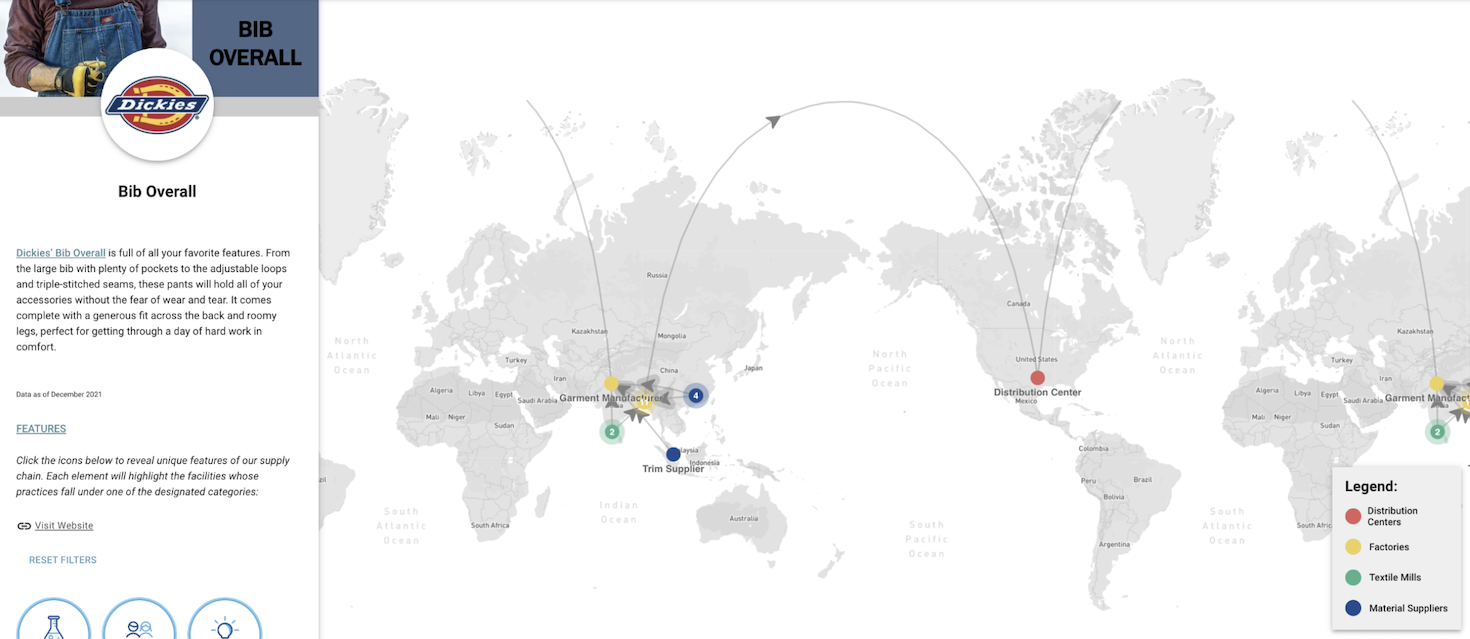 VF Corporation hits 61% traceability for key materials