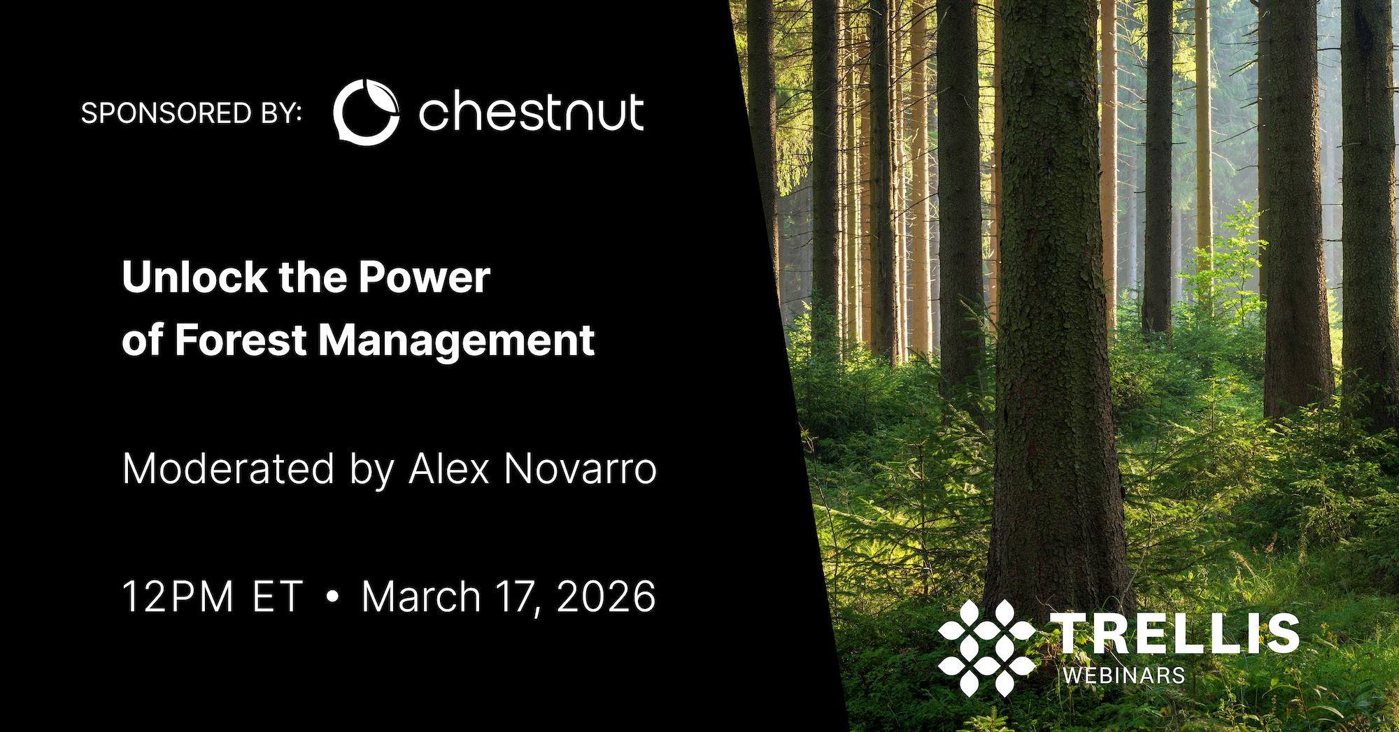 Unlock the Power of Forest Management | Webinar | Trellis | Chestnut Carbon